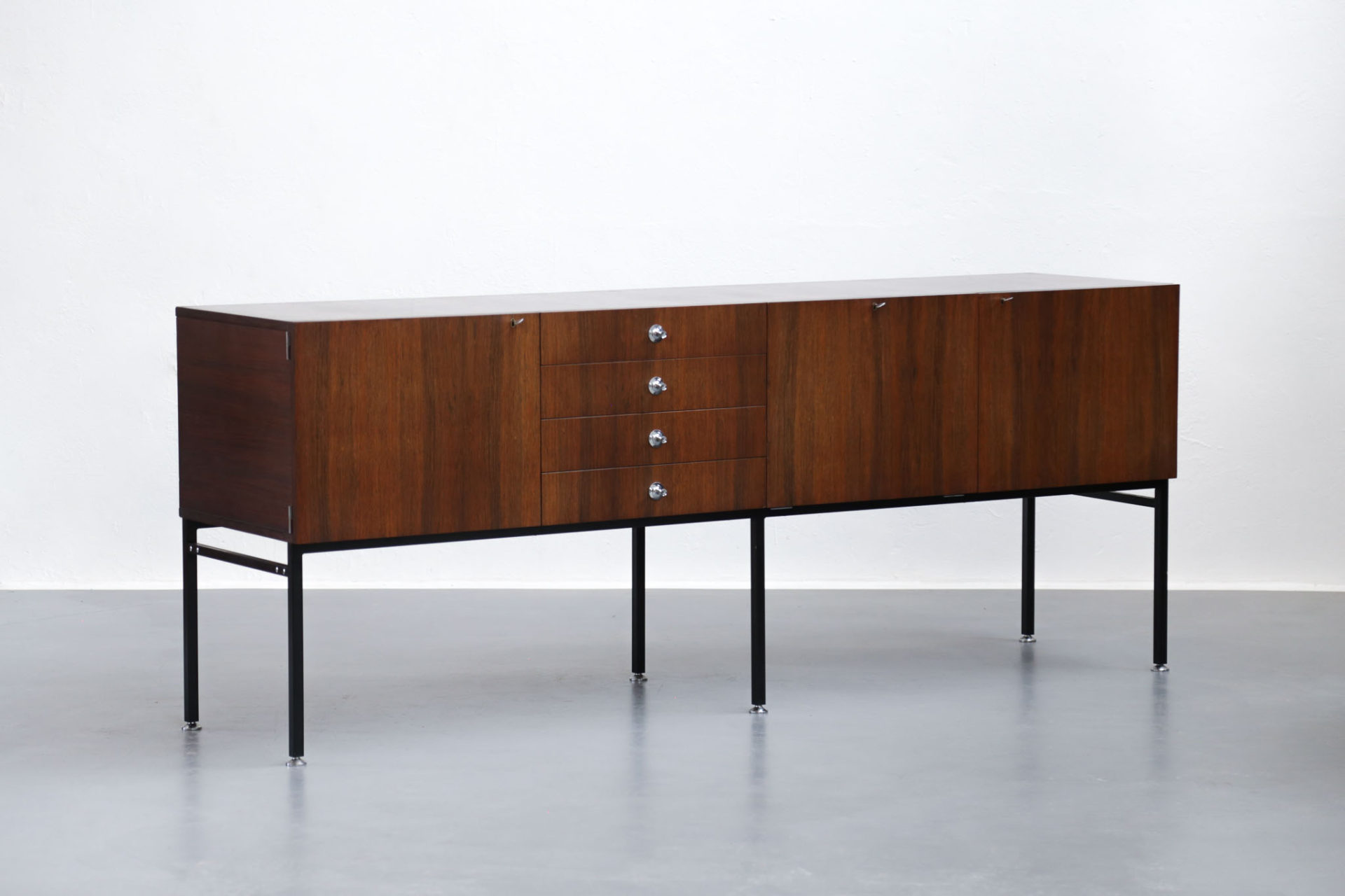 Rare Alain Richard Large Sideboard for Meuble TV, 1950s French Design ...