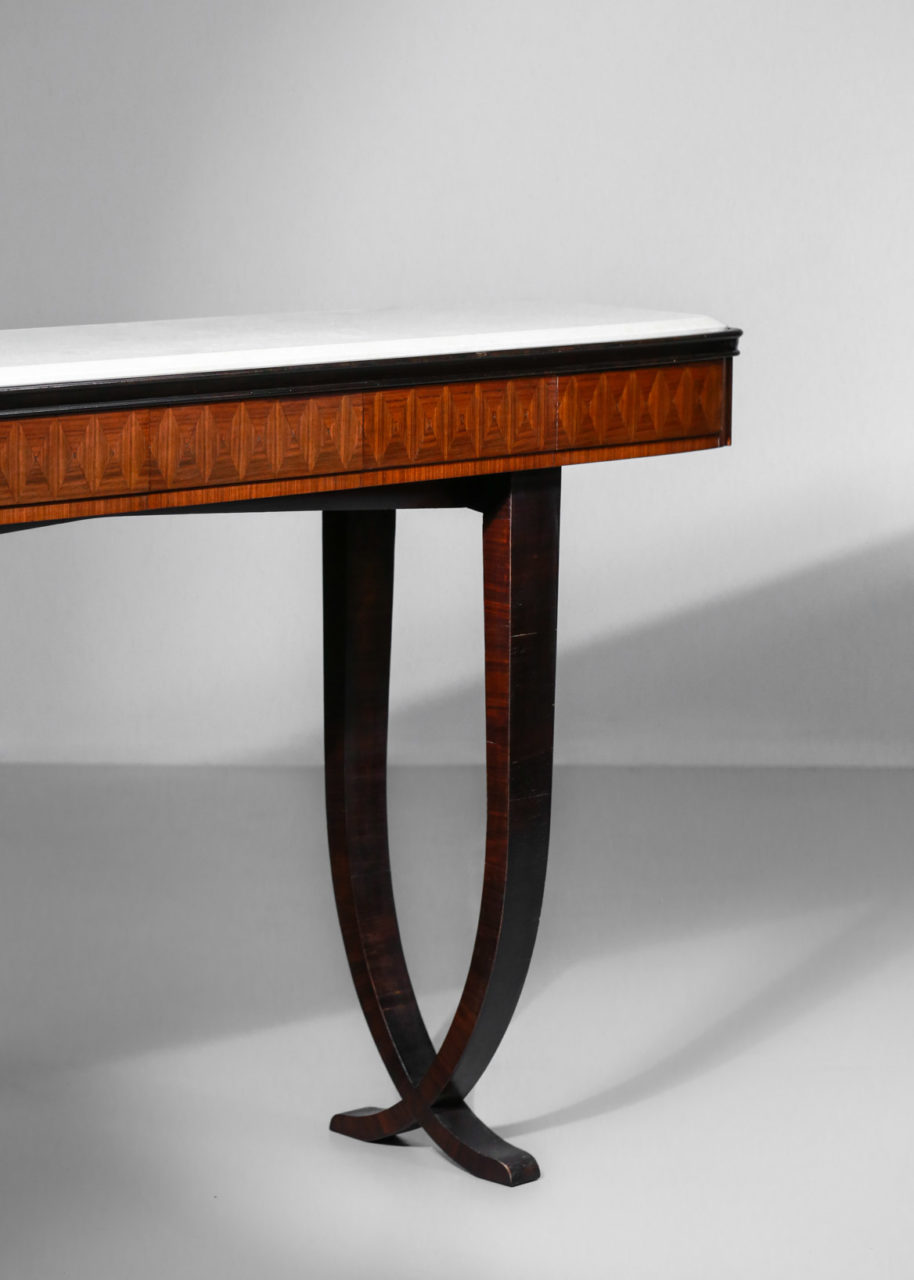 Console Italienne Paolo Buffa années 50 Villa Marzoli Milan - Danke Galerie