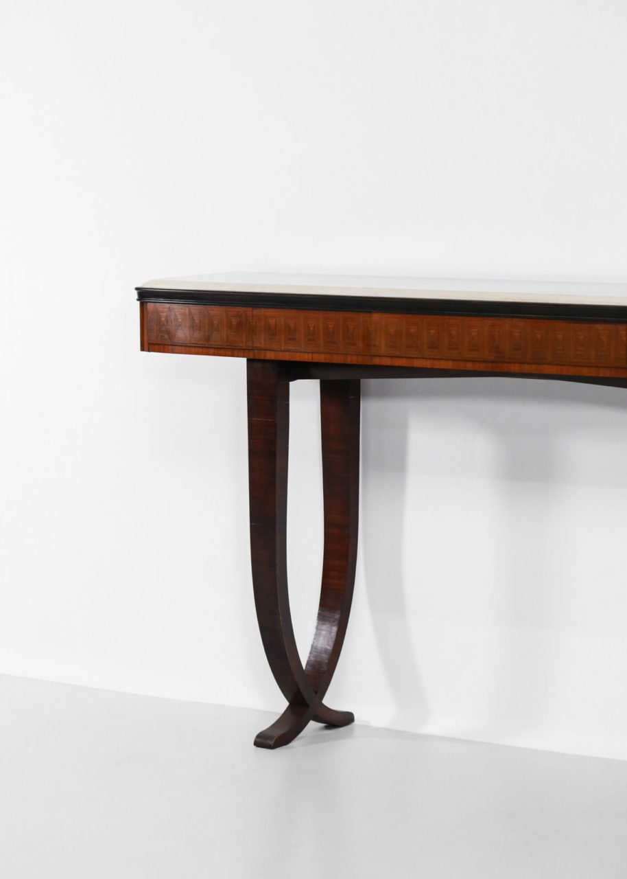 Console Italienne Paolo Buffa années 50 Villa Marzoli Milan - Danke Galerie