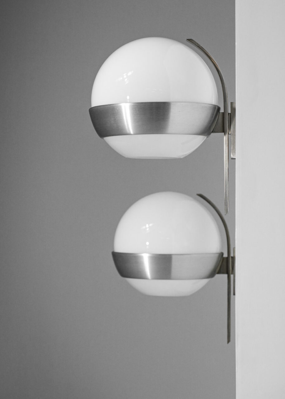 Suite of 4 Italian sconces by Pia Guidetti Crippa for Lumi - G012 - G013 - Danke Galerie
