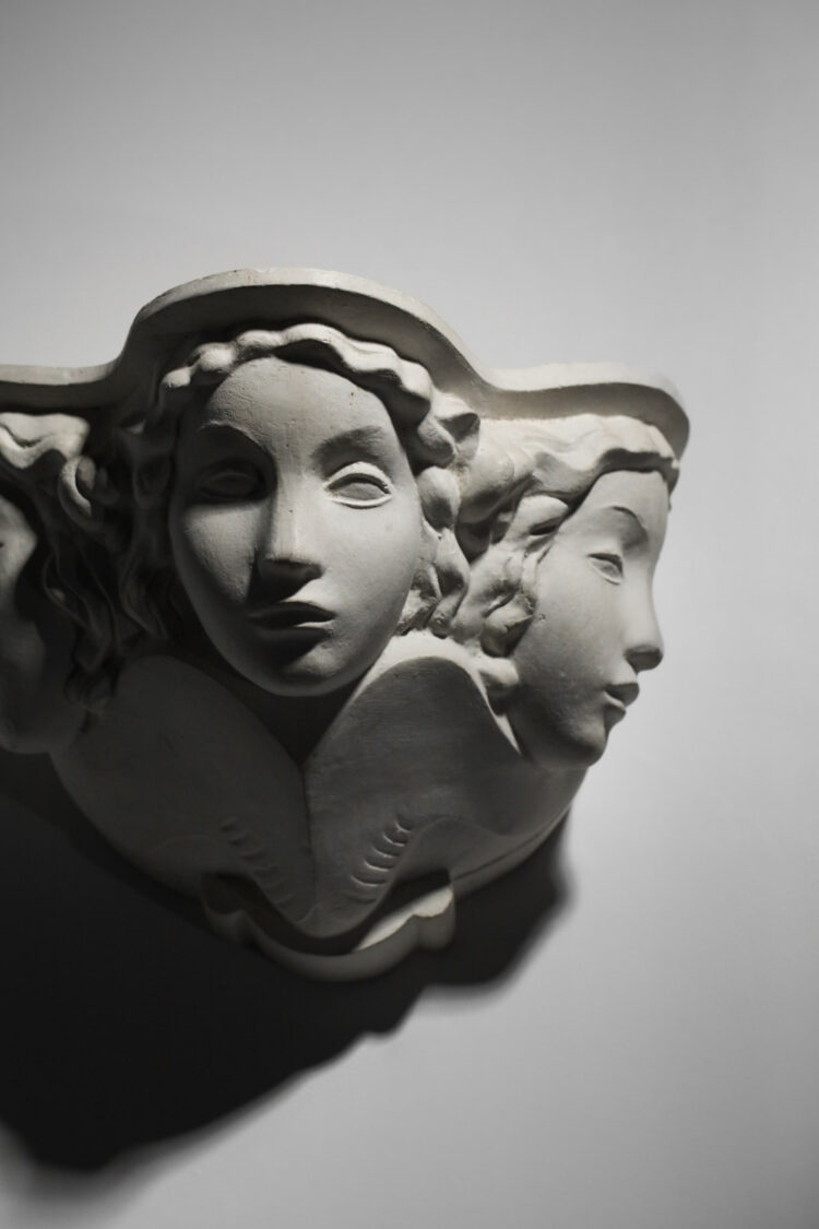 wall lamp Vadim Androusov André Arbus in plaster 40's - G895 - Danke ...