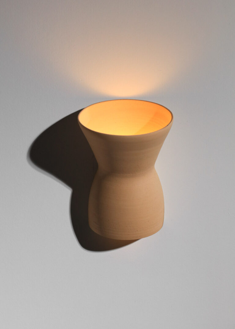 Pair of modern contemporary ceramic sconces by Katia Mihaylova - KM04 ...