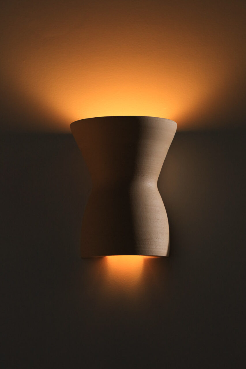 Pair of modern contemporary ceramic sconces by Katia Mihaylova - KM04 ...