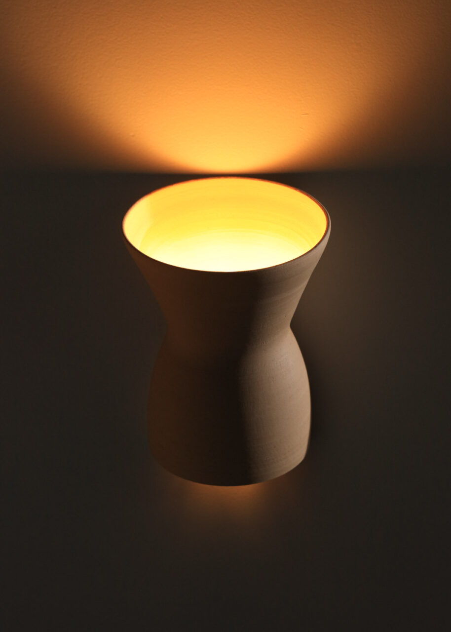 Pair of modern contemporary ceramic sconces by Katia Mihaylova - KM04 ...