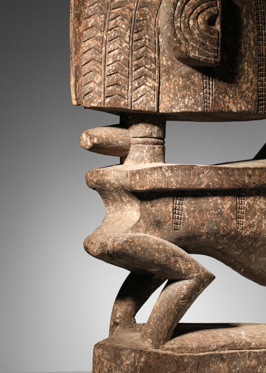 Statue africaine tribal art primitif art bois - H608 - Danke Galerie