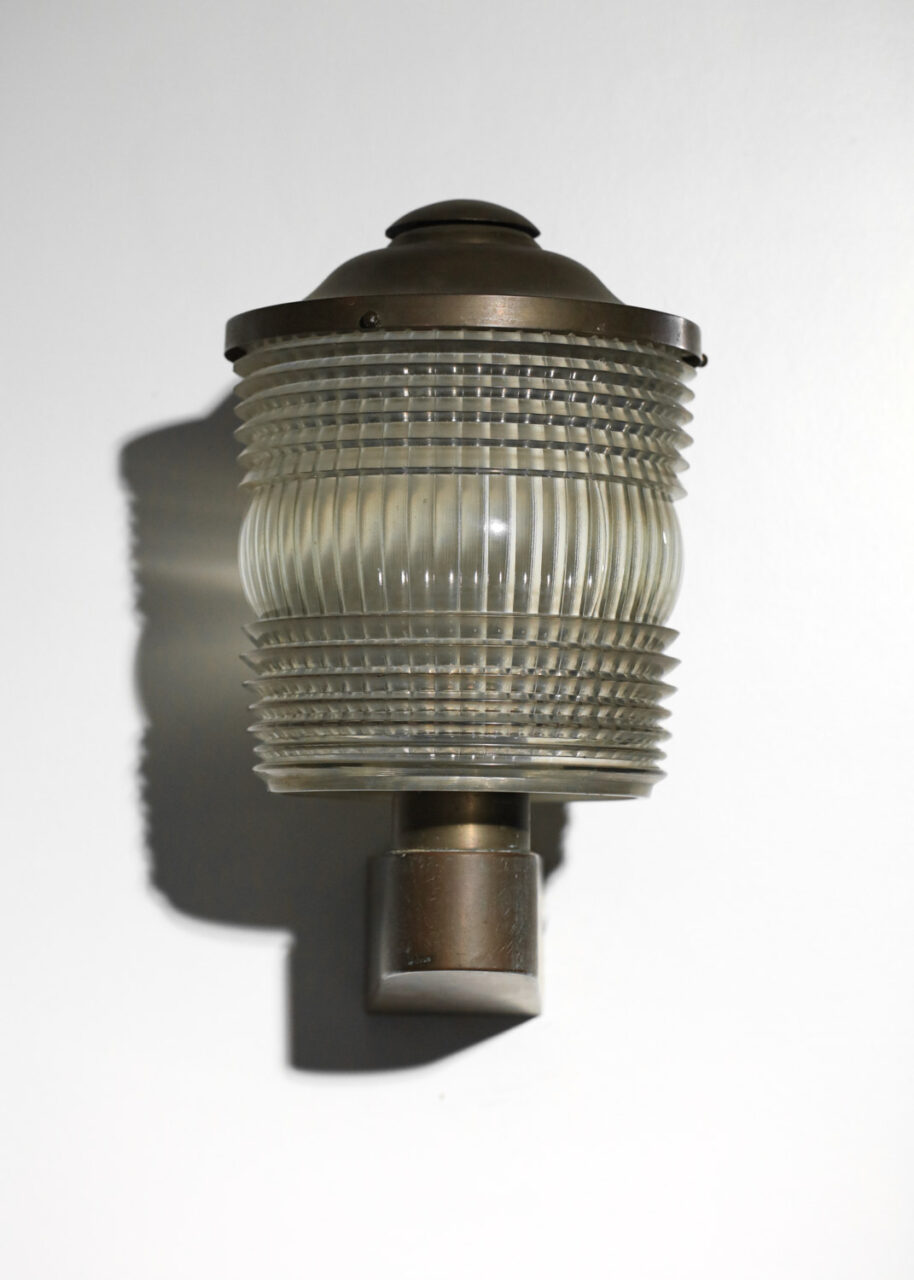 large pair of Perzel art deco bronze sconces from the 30's - G427 ...