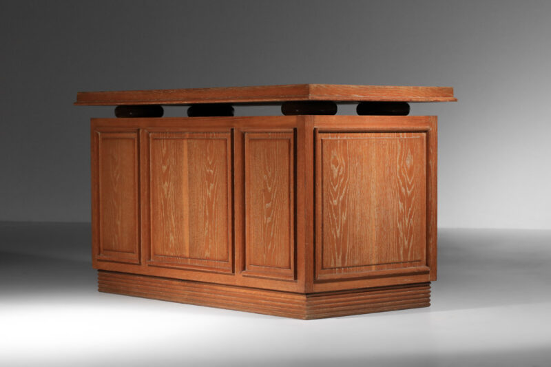art deco desk in ceruse oak from the 40s - H750 - Danke Galerie